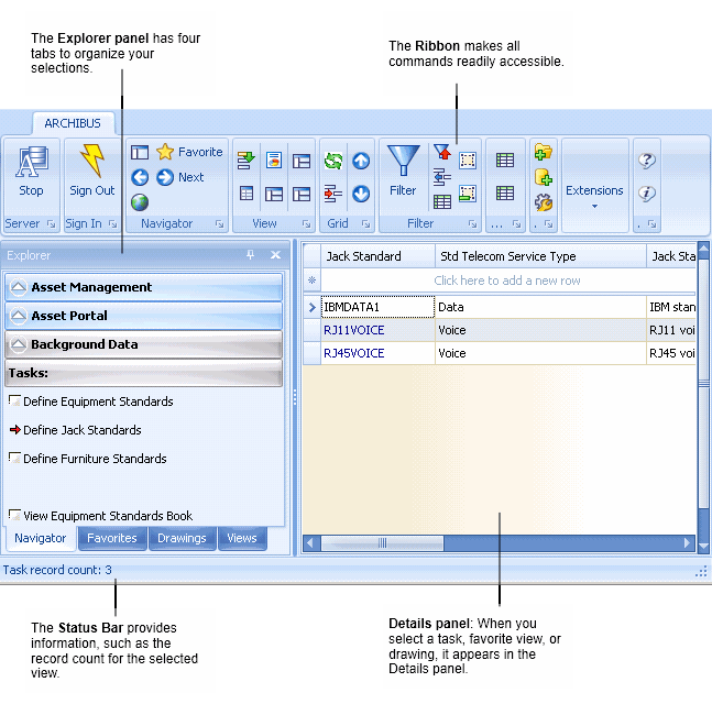Touring the Smart Client Workspace