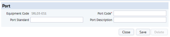 Manually Create a Port