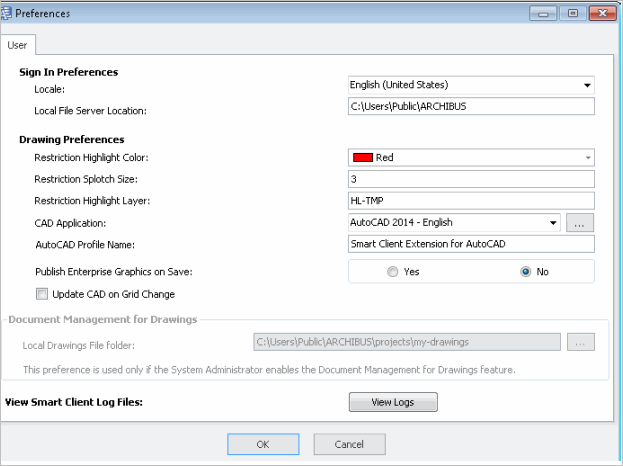 Setting Drawing Preferences