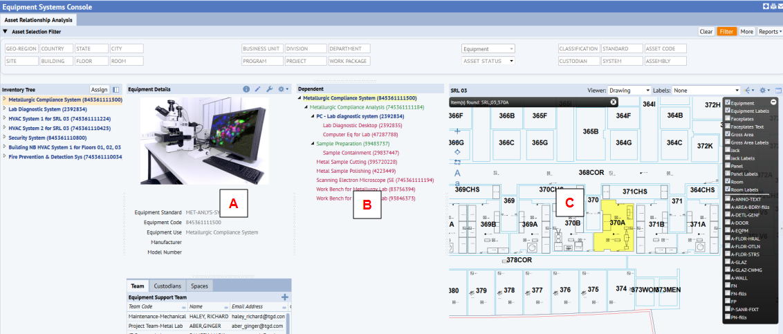 Equipment Systems Console: Overview