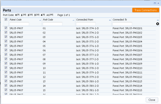 Show Telecom Connections on the Floor Plan (Trace Connections)