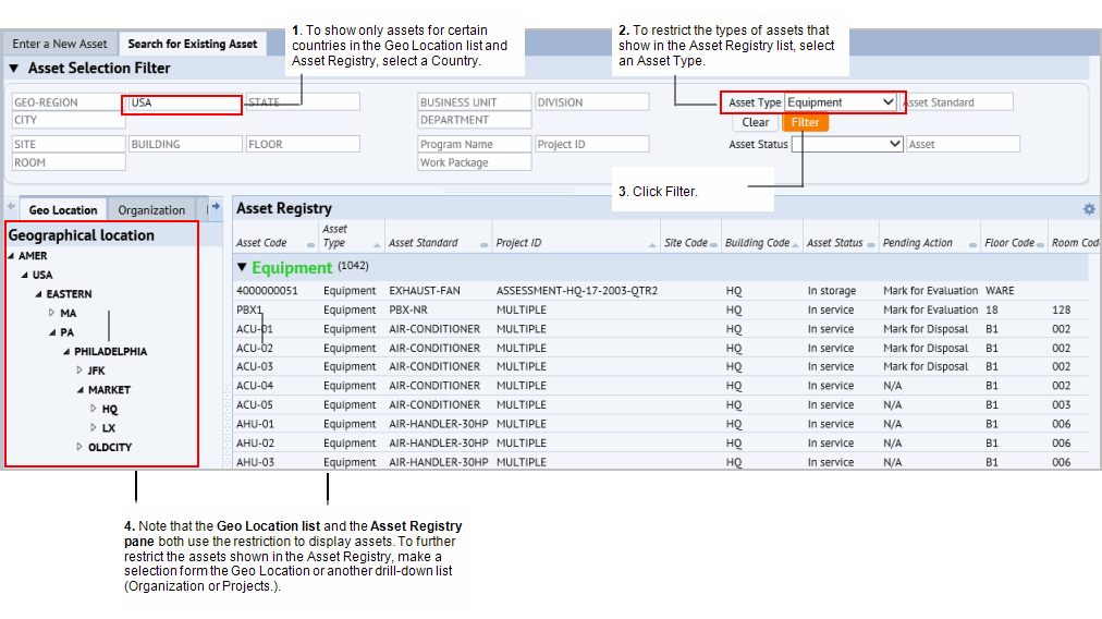 Asset Registration Console