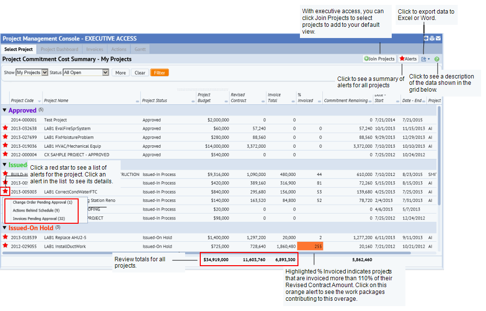 Explore the Management Console