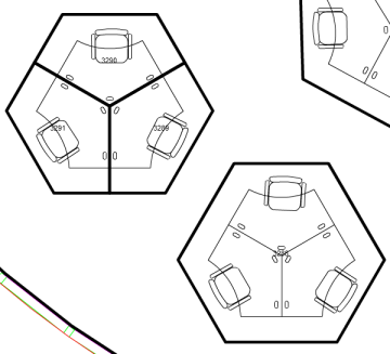 Open Plans with Workstations