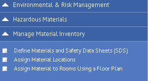 Use Case: Develop an Inventory of Hazardous Products and their SDSs