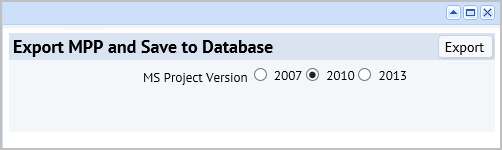 Exporting Project Data to Microsoft Project