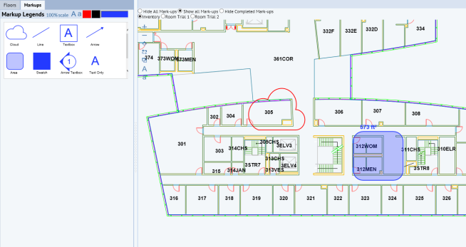 Add redline features to HTML drawings for desktop web browsers