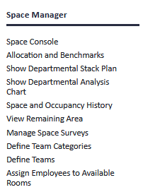 Manage Space Inventory (Space Manager process)