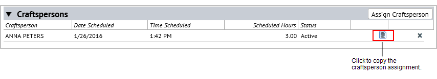 Copying Craftsperson Assignments
