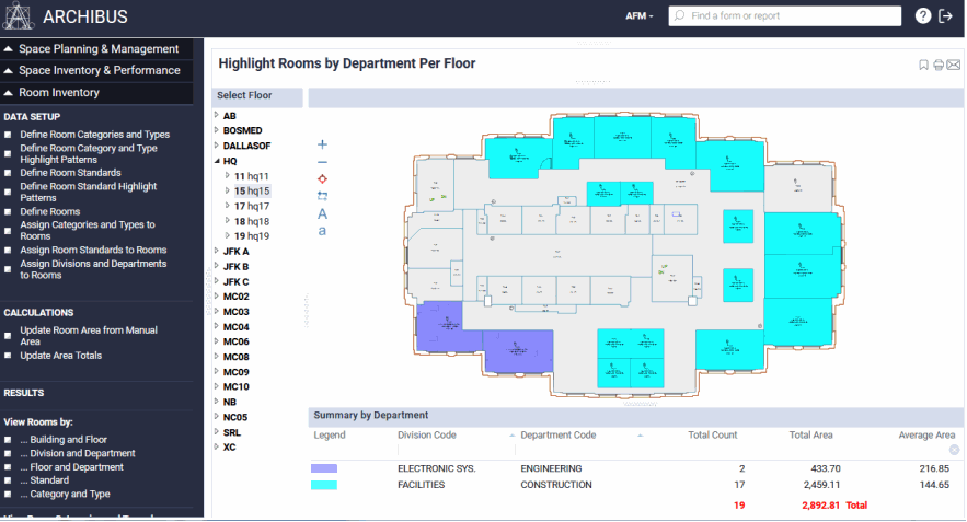 Archibus Web Central Overview