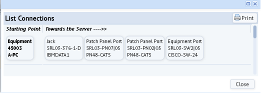 List Telecom Connections on Forms