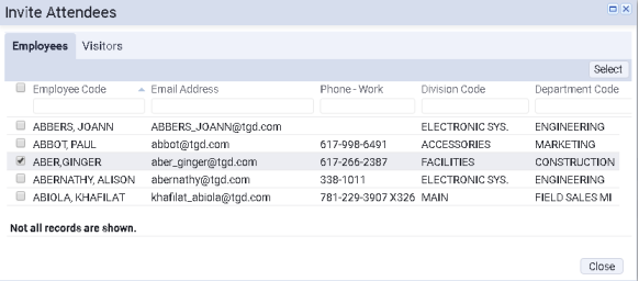 Manage Reservations (Meeting Space Requests)