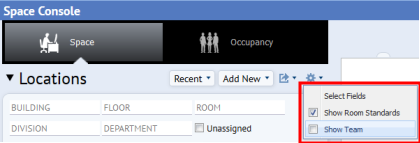 Tracking Room Size Definitions (Room Standards)