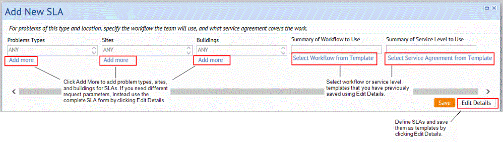 Use the Quick Action Form to Add SLAs for On Demand Work