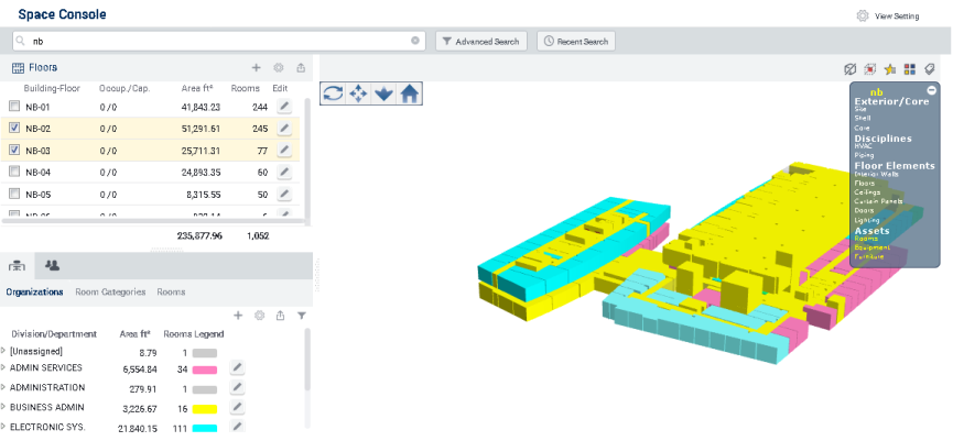 Displaying 3D Enterprise Graphics in the Space Console