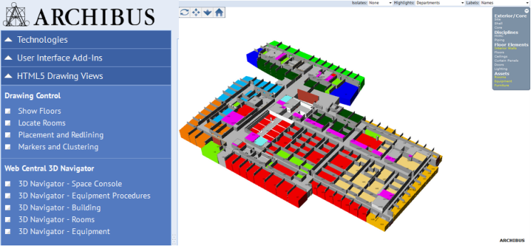 Enable and configure Web Central 3D Navigator