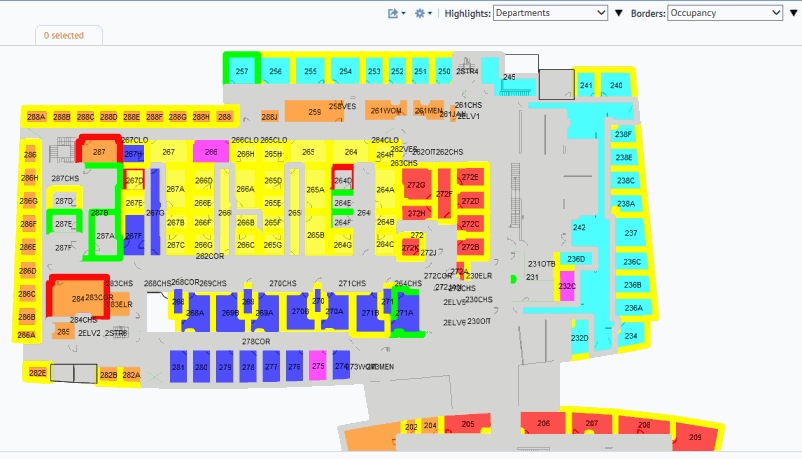 Highlight Rooms in your Floor Plan by Two Properties