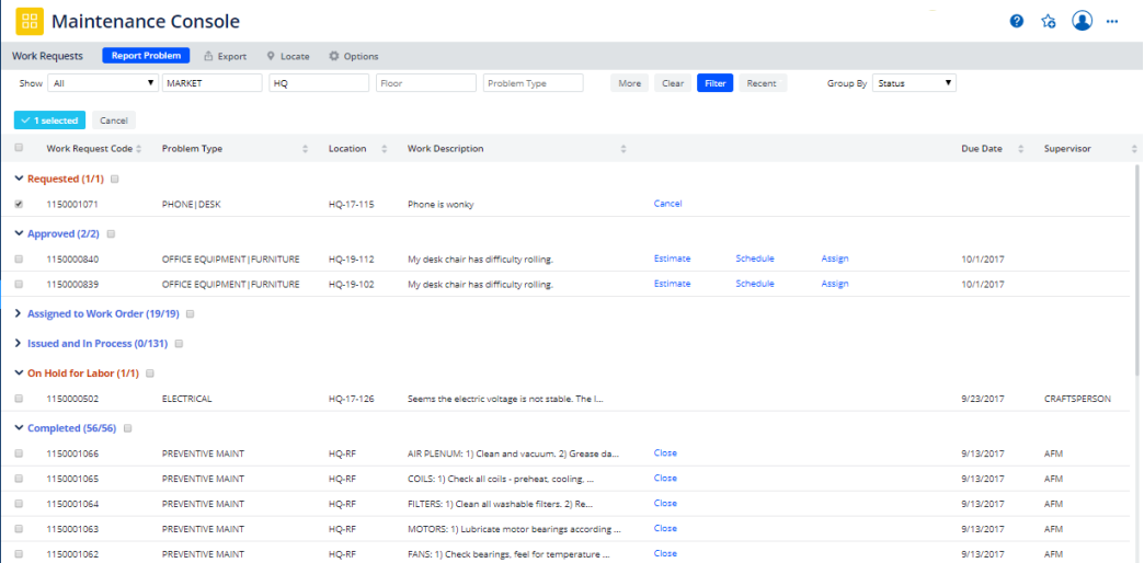 Maintenance Console: Overview