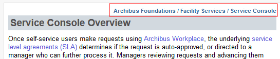 Using Archibus Help