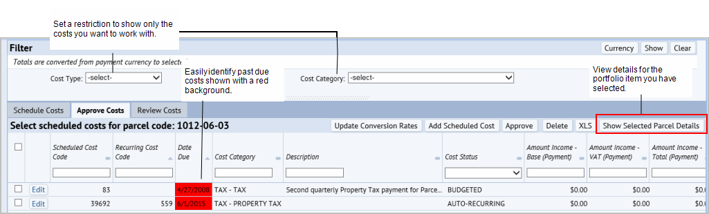 Cost Wizard Overview
