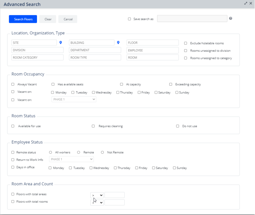 Find the Data and Floor Plans that you Need