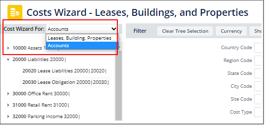Cost Wizard Overview