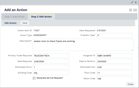 Creating and Editing Move Actions