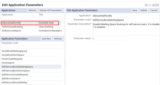 Deactivate Features of Archibus Workplace