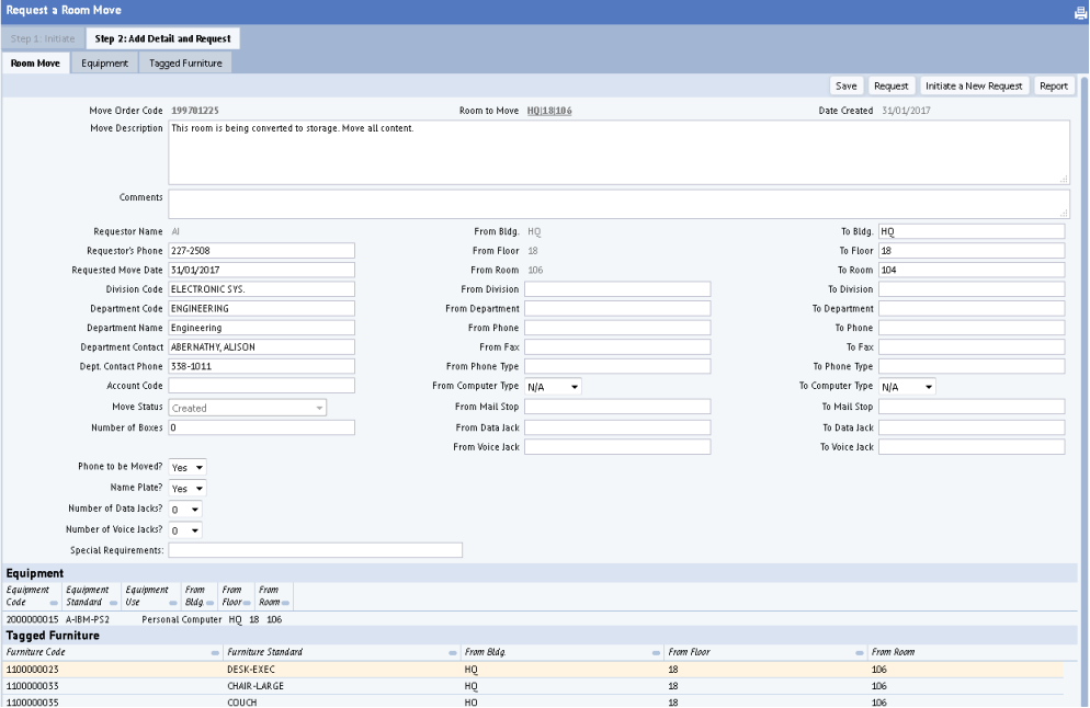 Requesting an Individual Move