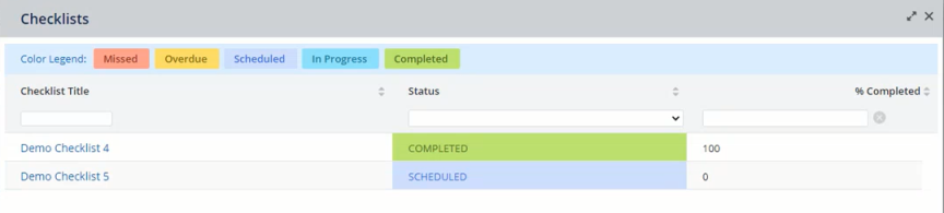 Craftsperson: Work with Maintenance Checklists using the Maintenance ...