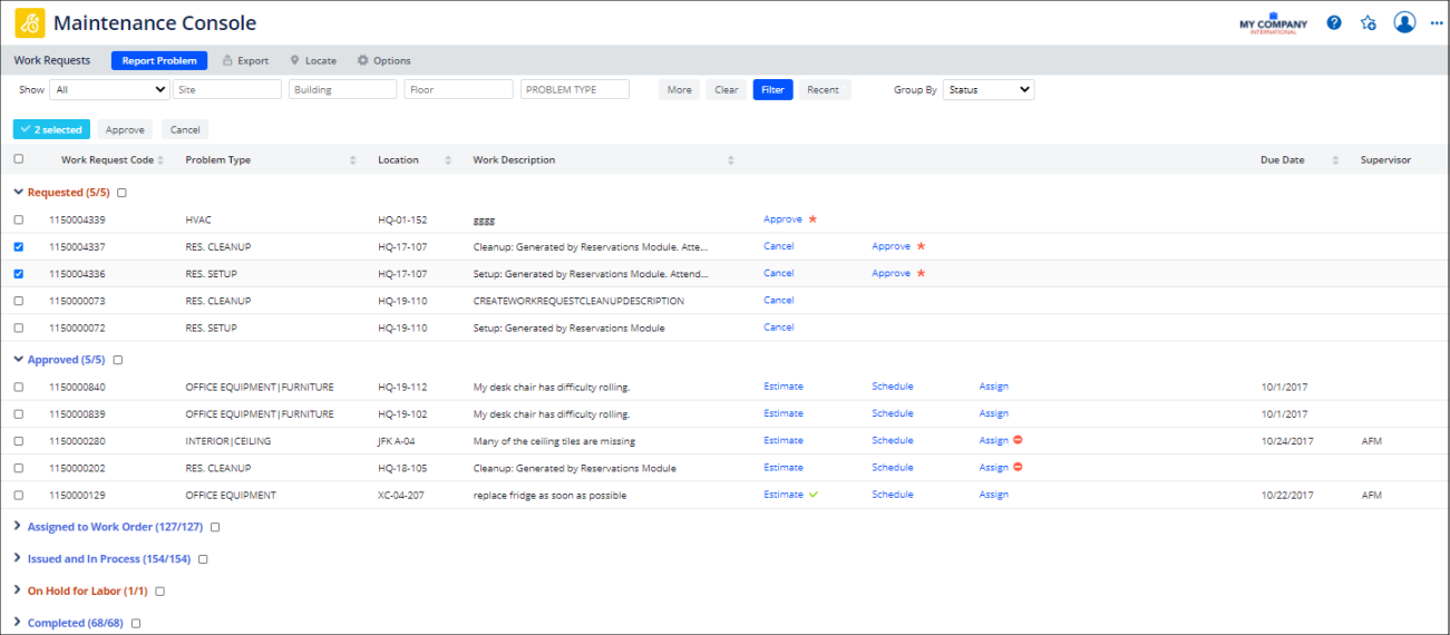 Maintenance Console: Overview