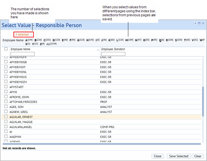 Restricting Data Using a Filter Console